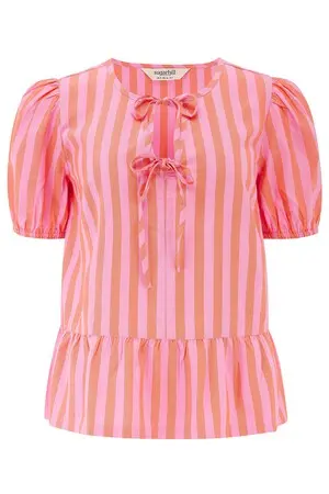 SUGARHILL BRIGHTON Thora Tropical Crush Stripe Top