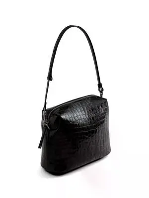 YU MEI Ch'lita Croc-effect Leather Crossbody Bag - Black