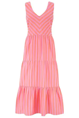 SUGARHILL BRIGHTON Bette Midi Sundress - Pink