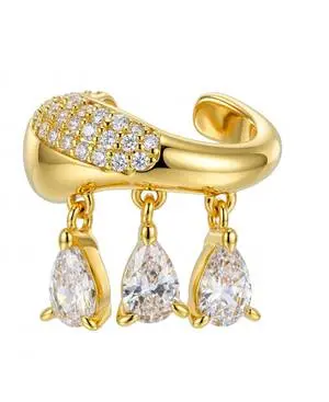 ZEPPLIN THE LABEL Hestia Ear Cuff - Gold