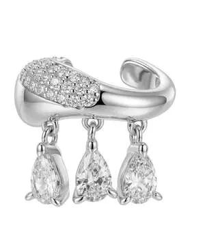 ZEPPLIN THE LABEL Hestia Ear Cuff - Silver