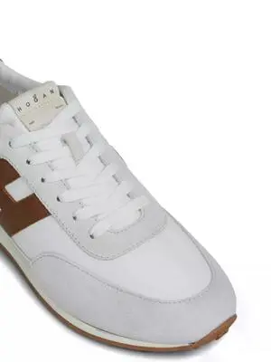 Hogan Logo-patch Suede-panel Sneakers