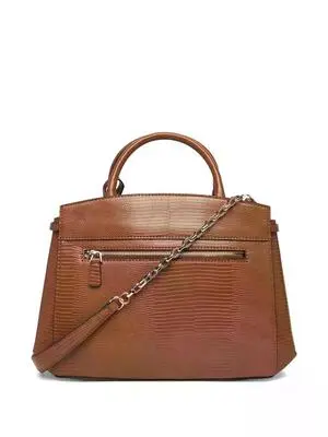 Guess Reptile-effect Top-handle Tote Bag
