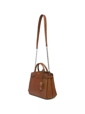 Guess Reptile-effect Top-handle Tote Bag