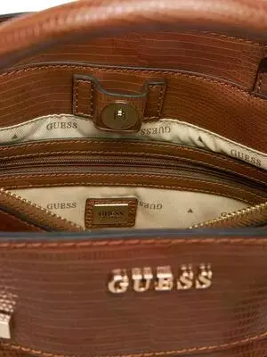Guess Reptile-effect Top-handle Tote Bag