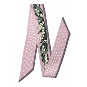 SILK&SOUL Lily Of The Valley Twilly - Pink