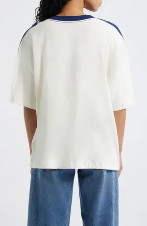 GOLDEN HOUR Graphic Cotton Top