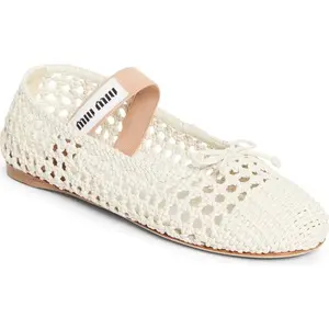 Miu Miu Woven Flats For Women