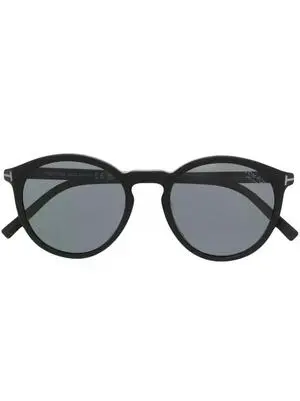 TOM FORD Round Frame Sunglasses - Black