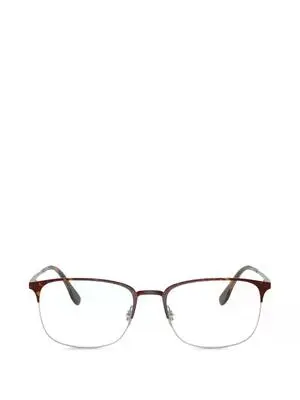 Ray-ban Square Frame Eyeglasses - Brown