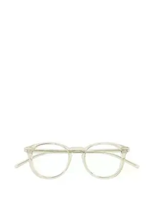 Saint Laurent Oval-frame Eyeglasses - Neutrals