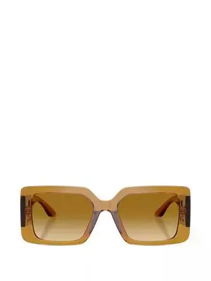 Versace Square-frame Sunglasses - Yellow
