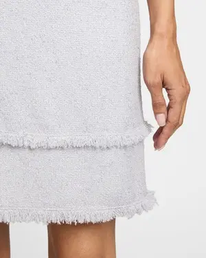 Santorelli Melania Bouclé Shift Dress
