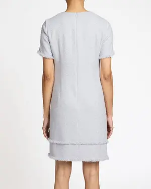 Santorelli Melania Bouclé Shift Dress