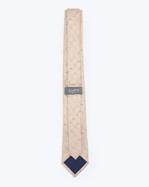 KNOTTERY & CO Pinstripe Tapestry Silk Jacquard Neck Tie