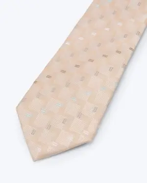 KNOTTERY & CO Pinstripe Tapestry Silk Jacquard Neck Tie