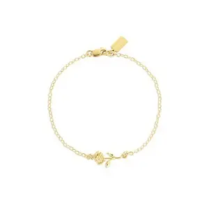 SET & STONES Elsie Birth Flower Bracelet - Gold/april