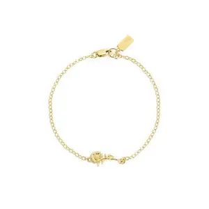 SET & STONES Elsie Birth Flower Bracelet Gold/august