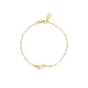SET & STONES Elsie Birth Flower Bracelet Gold/february