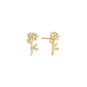 SET & STONES Elsie Birth Flower Stud Earrings - Gold/july