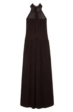 REISS Luna Halter Gown