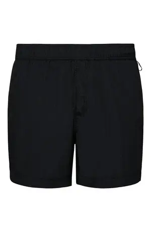 Onia Crinkle 5" Swim Trunk - Black