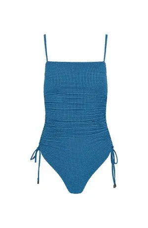 Onia Allegra Tricot One-piece Swimsuit - Blue