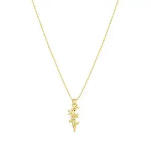 SET & STONES Elsie Birth Flower Charm Necklace - Gold/december