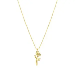 SET & STONES Elsie Birth Flower Charm Necklace - Gold/june
