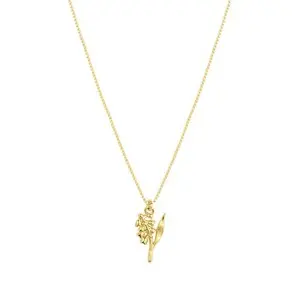 SET & STONES Elsie Birth Flower Charm Necklace - Gold/may