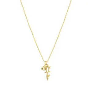 SET & STONES Elsie Birth Flower Charm Necklace Gold/september