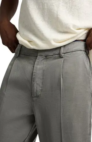 Onia Pleated Lyocell Trousers - Agave