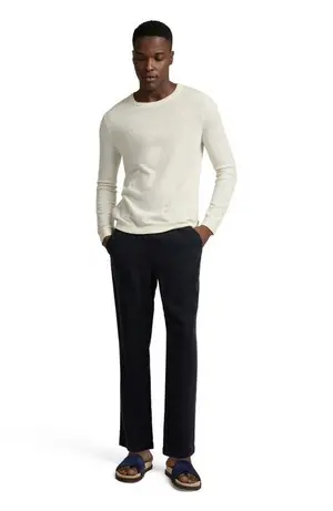 Onia Crewneck Cashmere Sweater - Egret