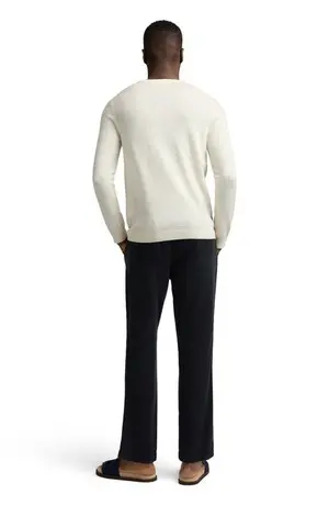 Onia Crewneck Cashmere Sweater - Egret