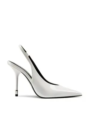 FEMME Gt3 Slingback Pumps - White