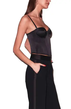 FLEUR DU MAL Hamptons Bustier - Black