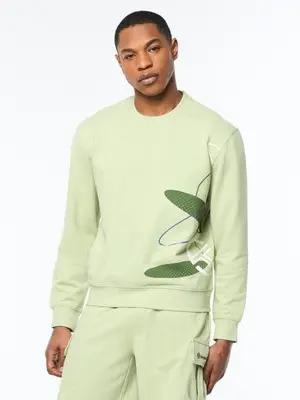 SERGIO TACCHINI Ciro Crewneck Sweatshirt - Reseda