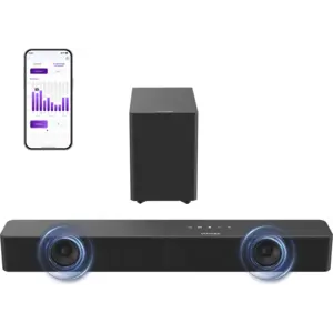 ULTIMEA Poseidon R3t 2.1ch Soundbar With Wireless Subwoofer - Black