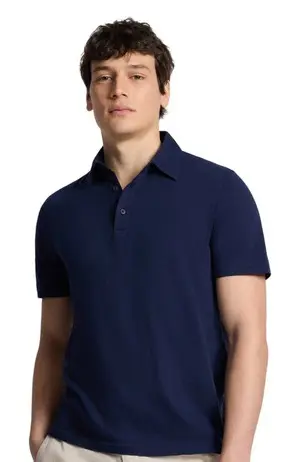 Onia Short Sleeve Polo - Navy