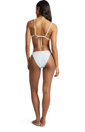 Onia Aimee Adjustable Bikini Top - Sky/egret