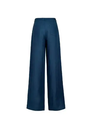 KIBYS Sacred Sun Wide Leg Linen Pant