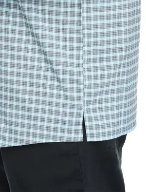 SYNRGY BY DXL Big & Tall Plaid Microfiber Sport Shirt V2