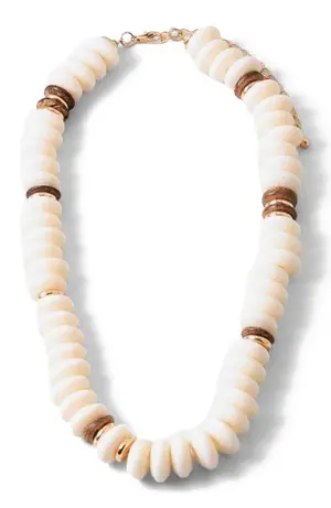 ERIN MCDERMOTT JEWELRY Charleston Sandbar Necklace - Beige
