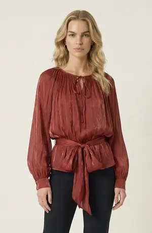 Modenaire Tie Detailed Blouses