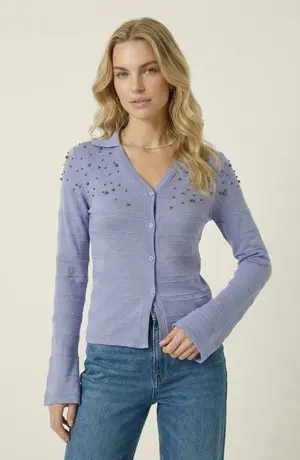 Modenaire Frill Knitwear For Women