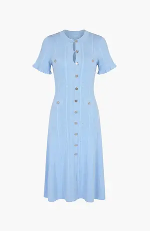 Modenaire Button Detailed Dresses