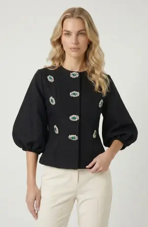 Modenaire Textured Jackets For Women
