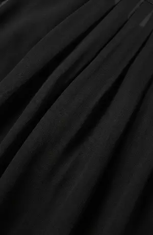 MODENAIRE Pleated Sleeveless Midi Dress