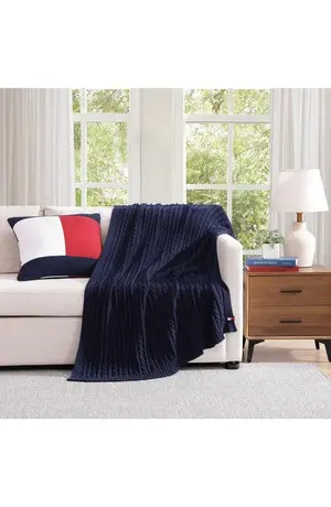Tommy Hilfiger Flag Seersucker Accent Pillow