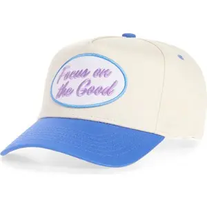 KENZKUSTOMZ Focus On The Good Baseball Cap - Periwinkle